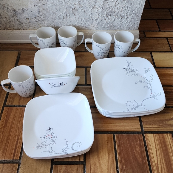 Corelle | Dining | Corelle Square Plates Set | Poshmark